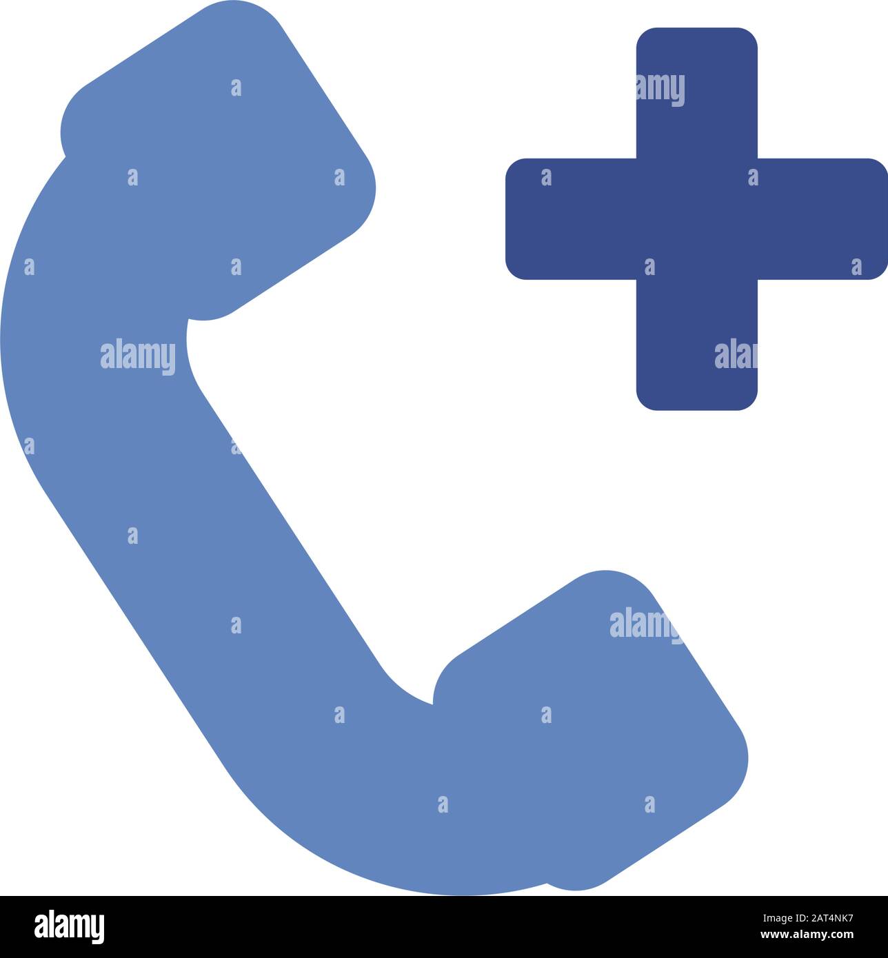 telephone with medical cross symbol Stock Vector Image & Art - Alamy
