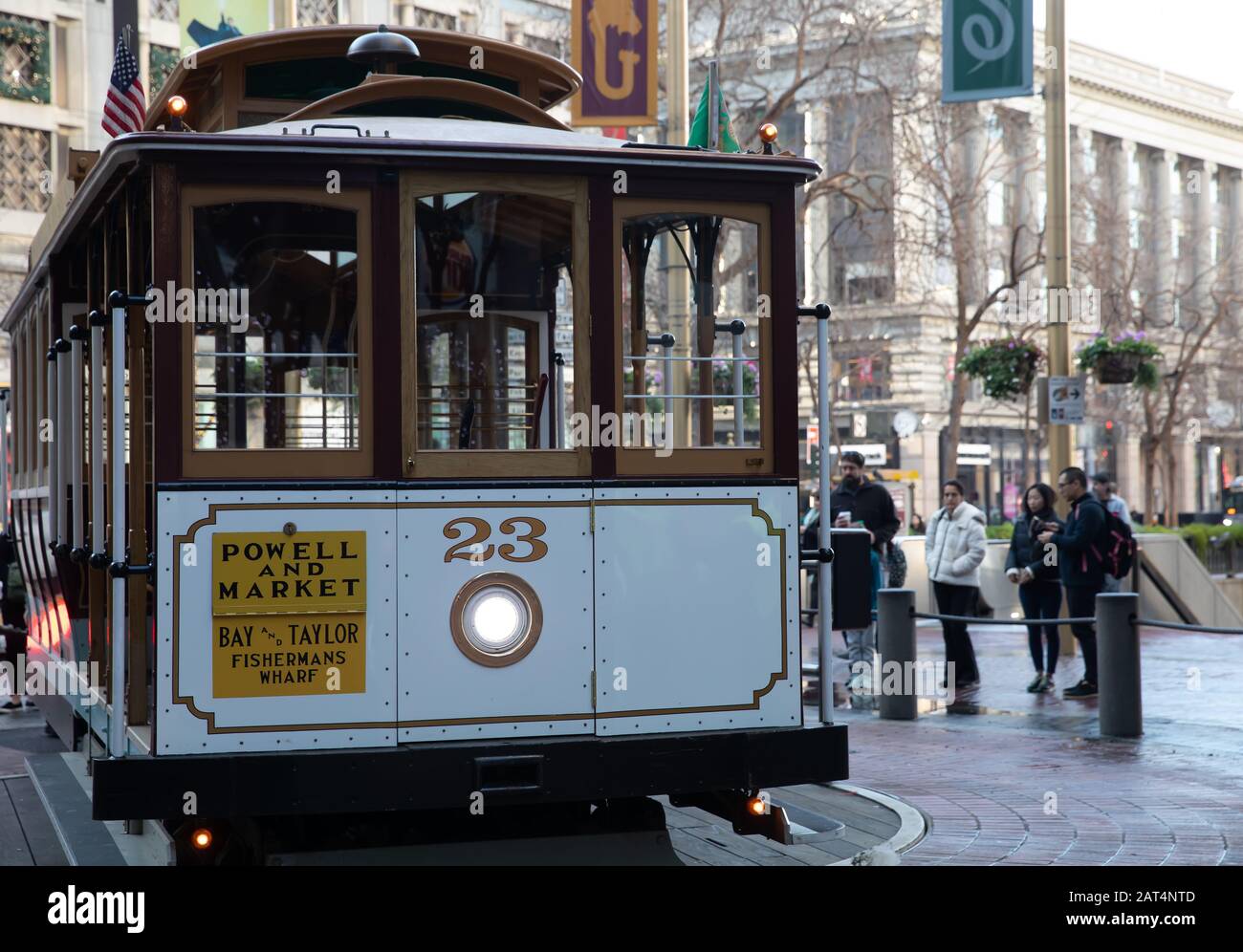 Famous and Historic Cable Car in San Francisco, USA Stock Photo - Alamy