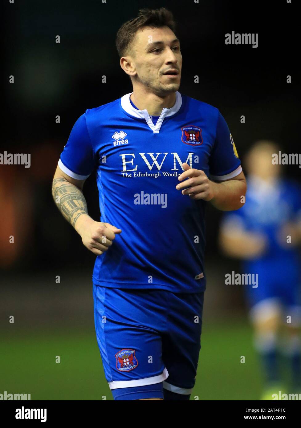 Carlisle United's Nathan Thomas Stock Photo - Alamy
