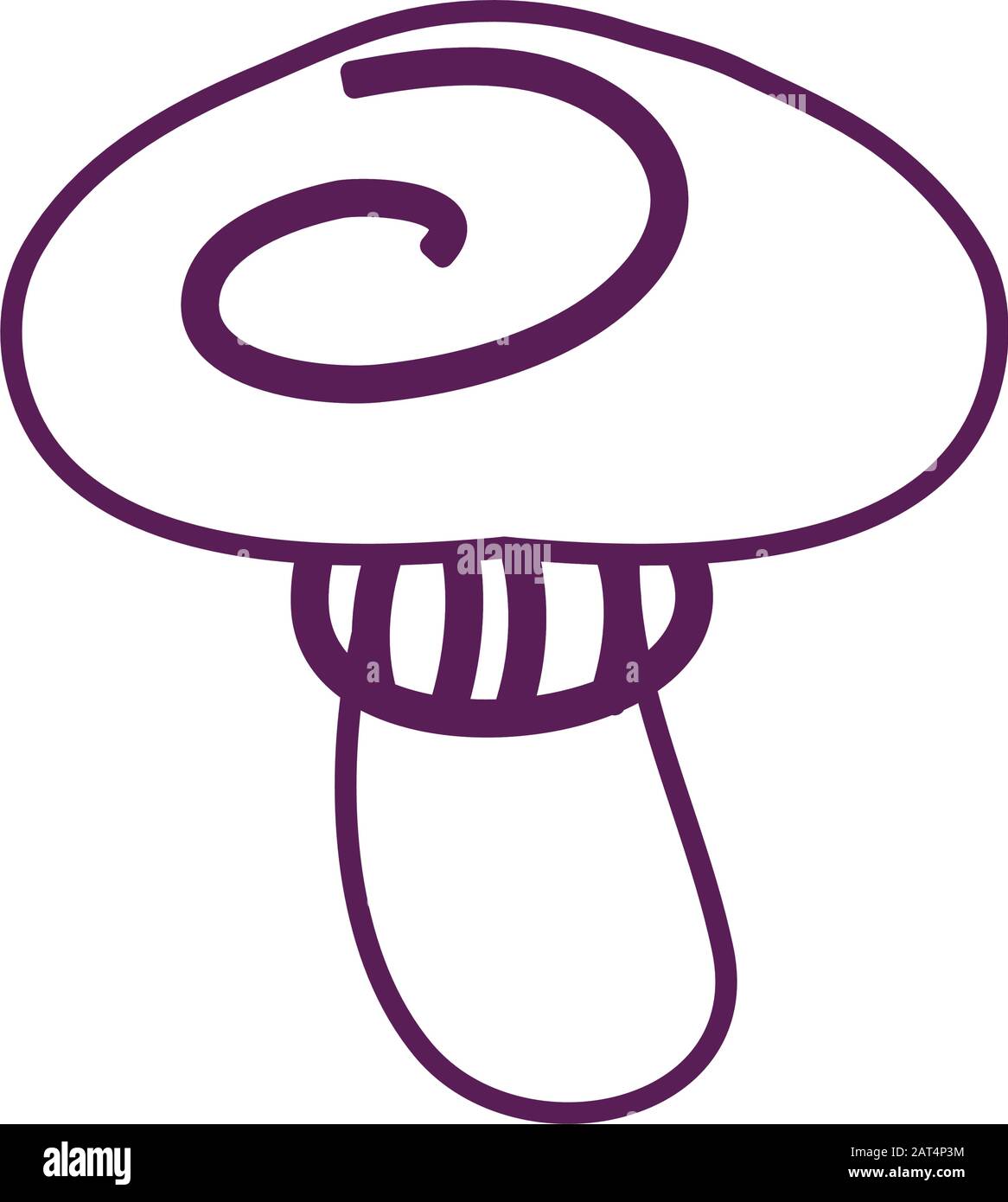 fresh mushroom vegetable isolated icon Stock Vector Image & Art - Alamy