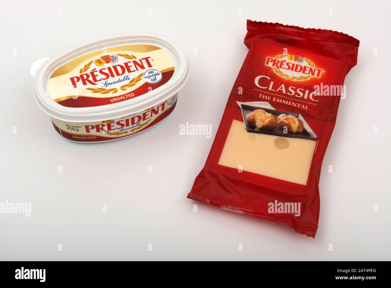 President butter and cheese Stock Photo - Alamy