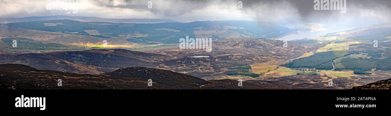 Around the UK - A panoramic image captured whilst crossing Scotland ...