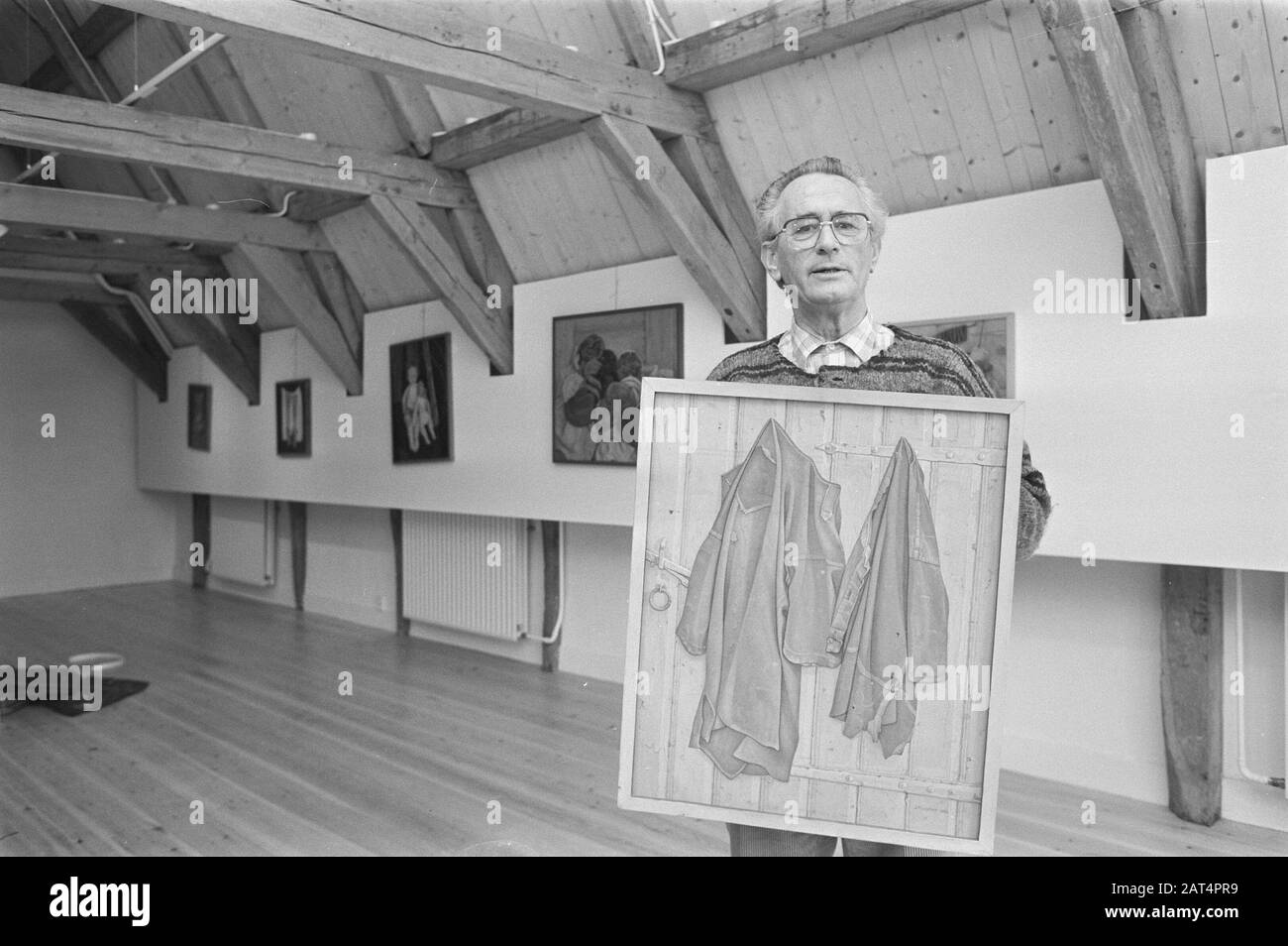 Jopie Huisman at the Jopie Huisman Museum at Workum Jopie Huisman with ...