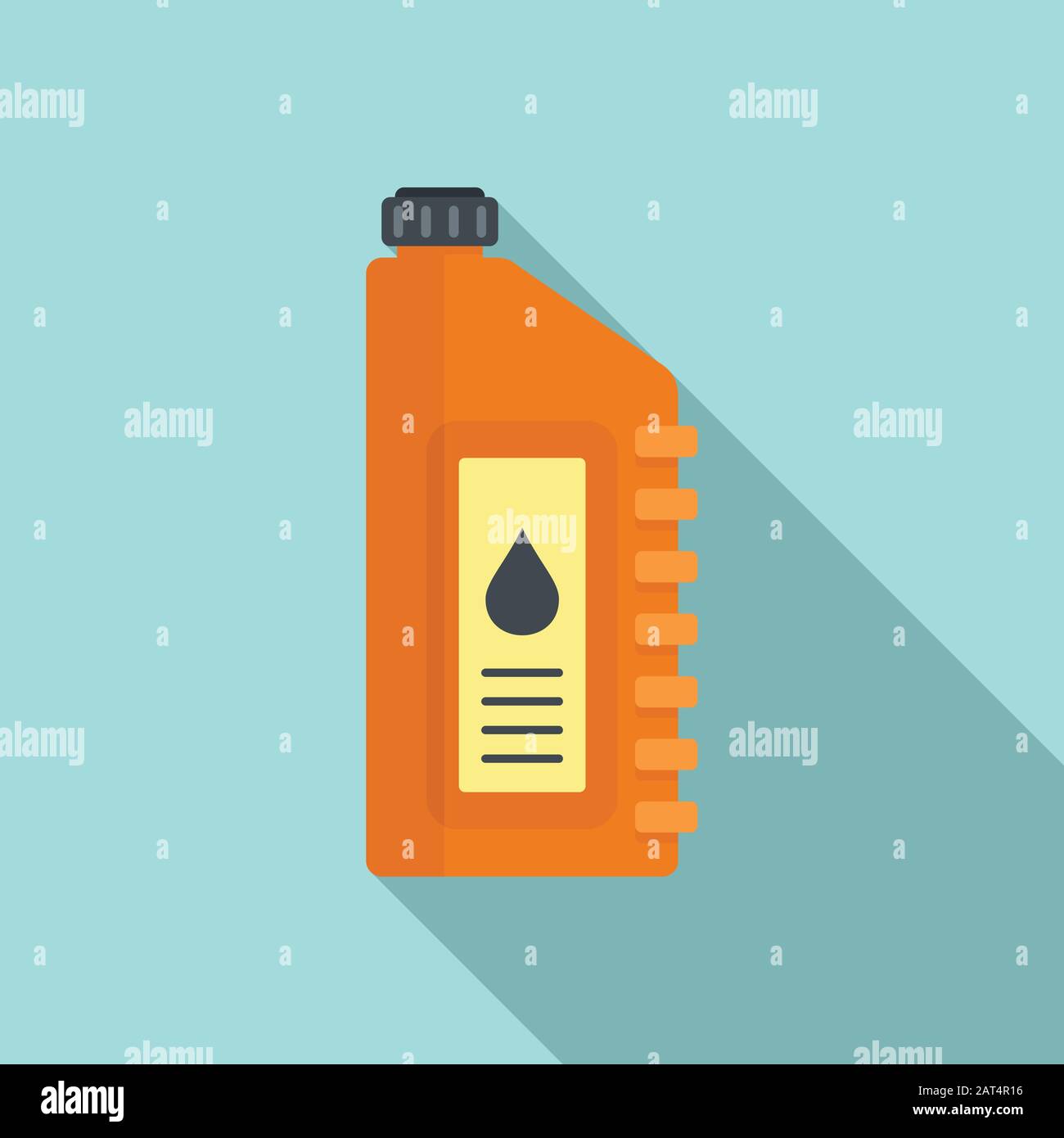 Bike motor oil icon. Flat illustration of bike motor oil vector icon ...