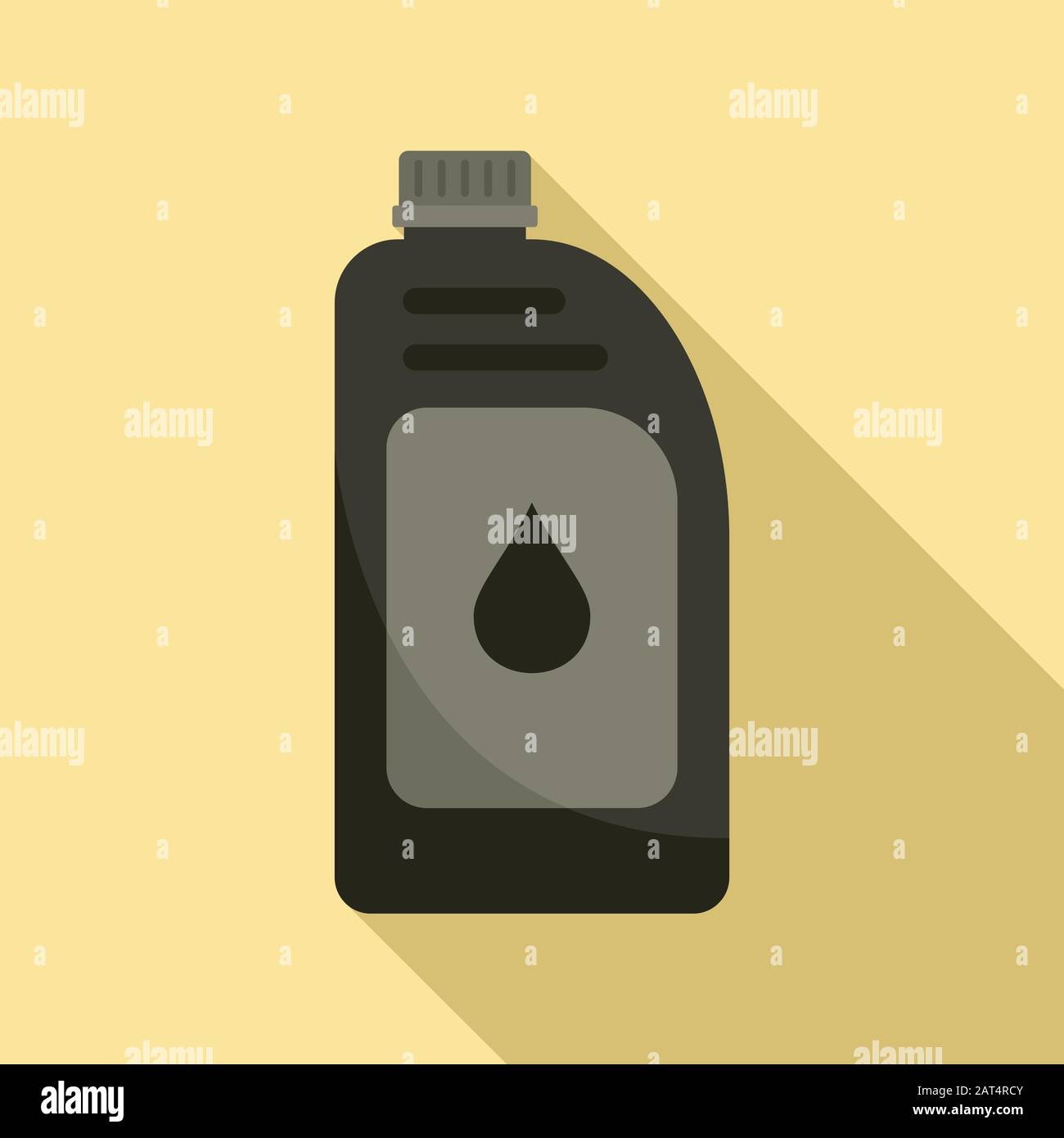 Car motor oil icon. Flat illustration of car motor oil vector icon for ...