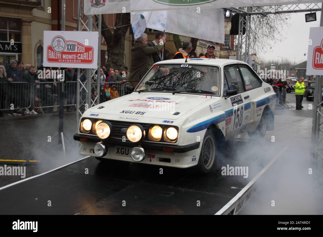 Banbury England, UK. 30th Jan 2020. Driven David Glen co pilote Andrew ...