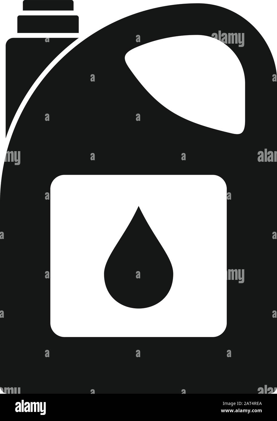 Industry motor oil icon. Simple illustration of industry motor oil ...