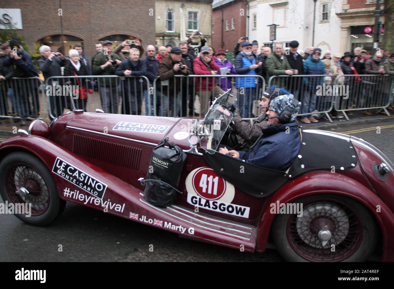 Banbury England, UK. 30th Jan 2020. John Lomas and Martin Greaves ...