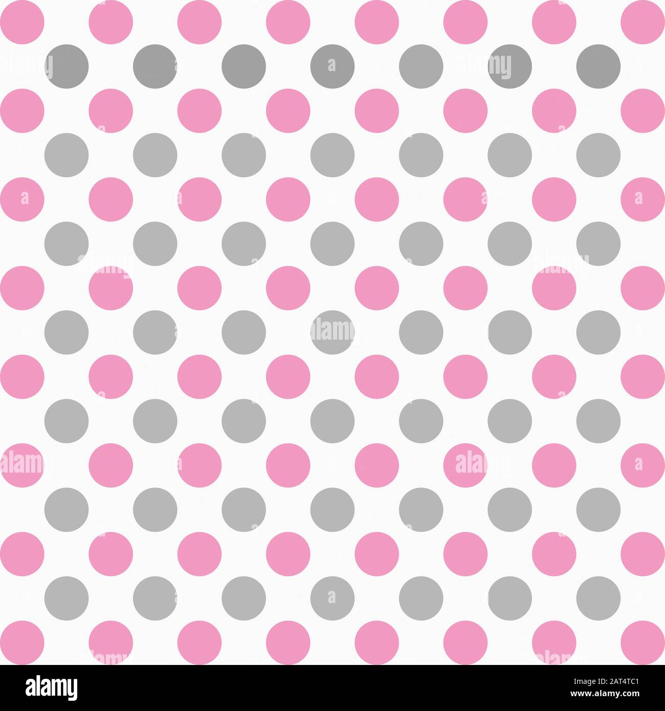 Pink and grey polka dots pattern Stock Photo - Alamy