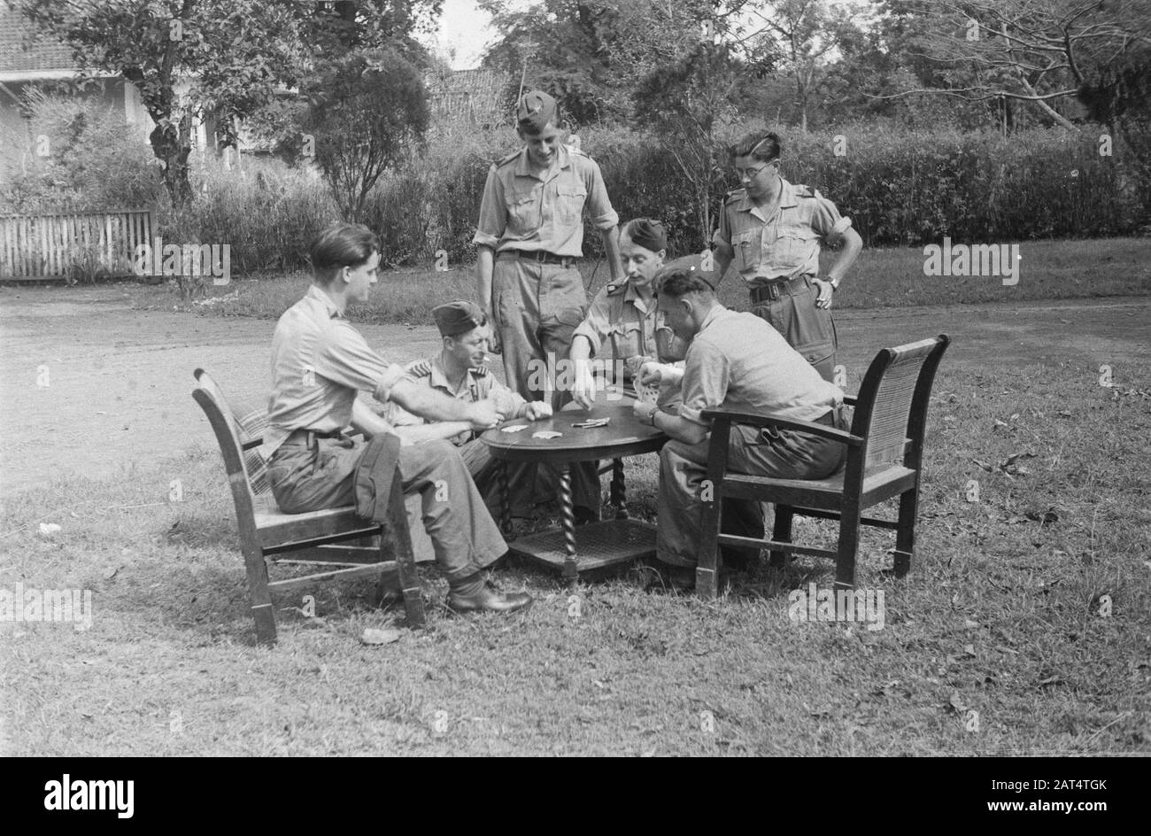 Mapping soldiers of a KNIL unit (cadets) Date: November 1946 Location ...