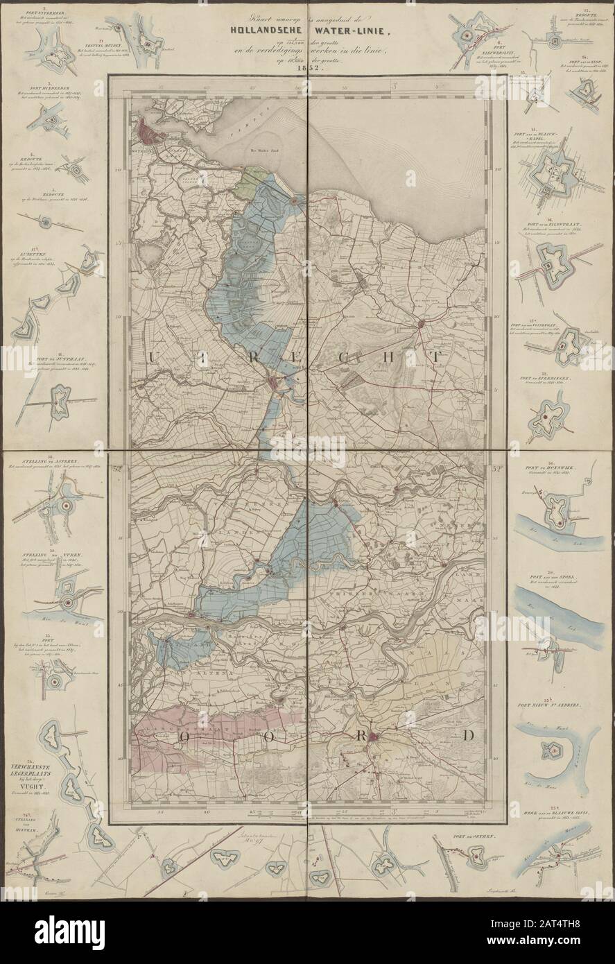 Zuiderzee map hi-res stock photography and images - Alamy