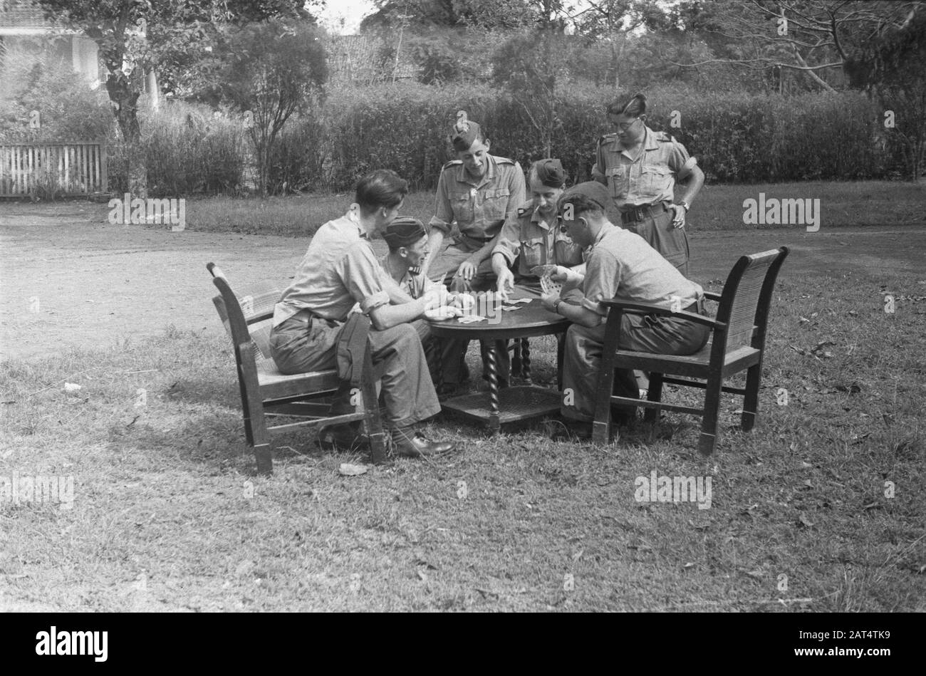 Mapping soldiers of a KNIL unit (cadets) Date: November 1946 Location ...
