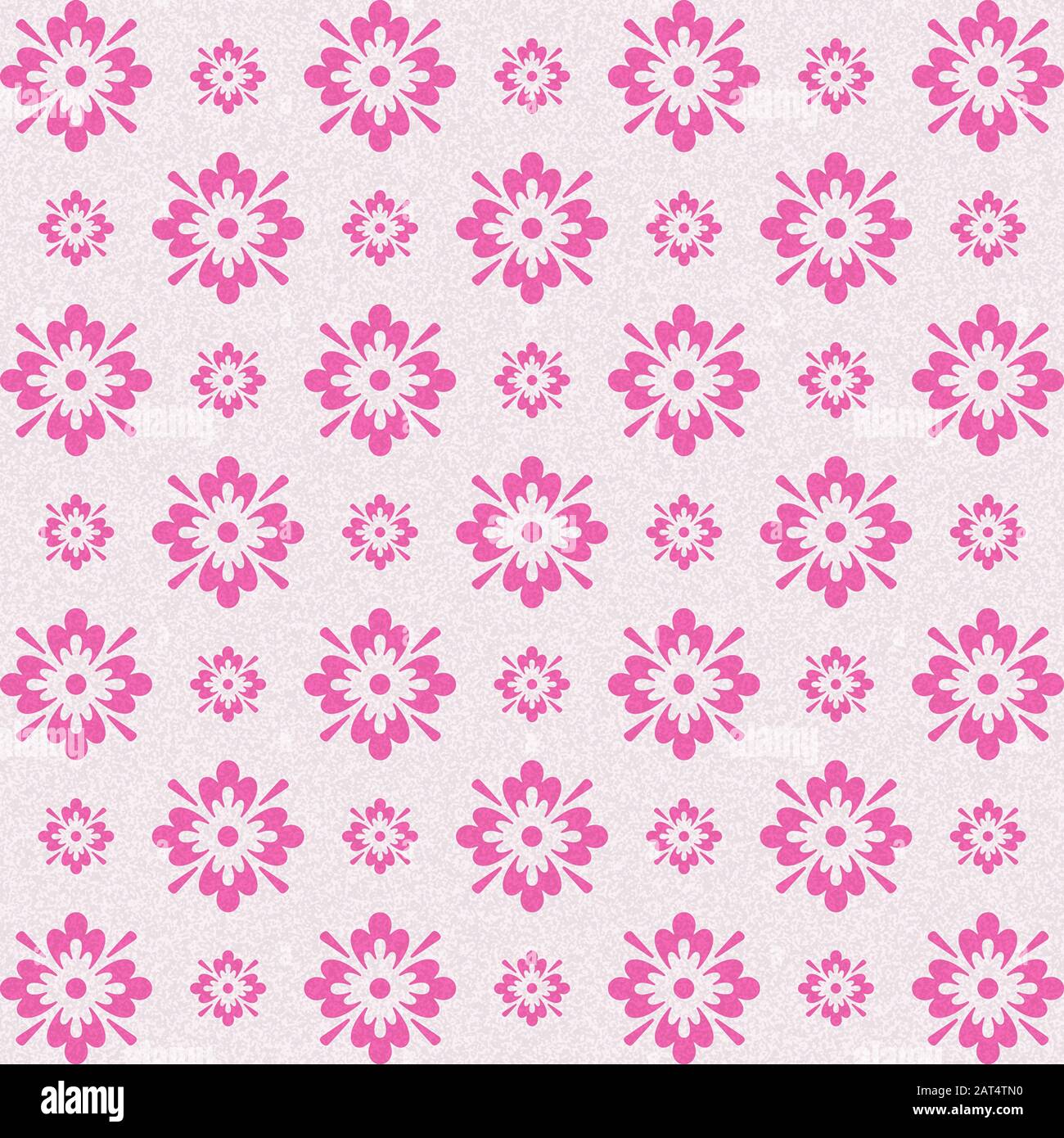 Pink floral shapes pattern Stock Photo - Alamy