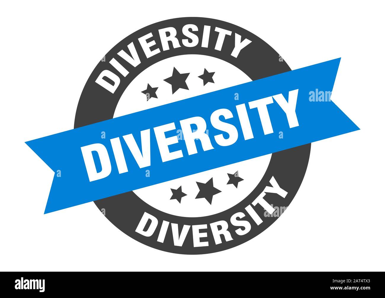 diversity sign. diversity round ribbon sticker. diversity tag Stock ...