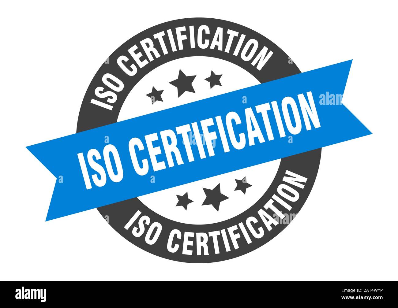 iso certification sign. iso certification round ribbon sticker. iso ...
