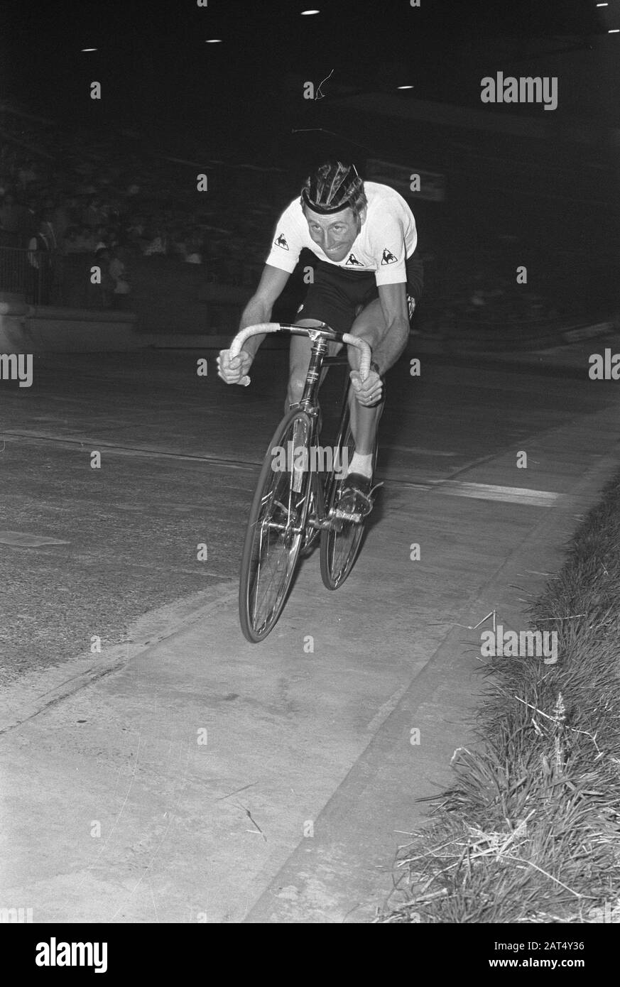 Cycling races in Olympic Stadium, number 9 and 11 Zoetemelk, number 10 ...
