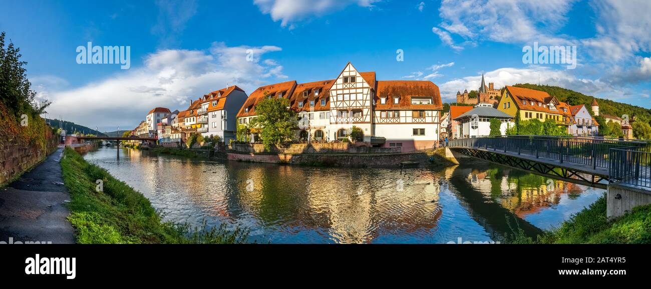 Historical city of Wertheim, Germany Stock Photo - Alamy