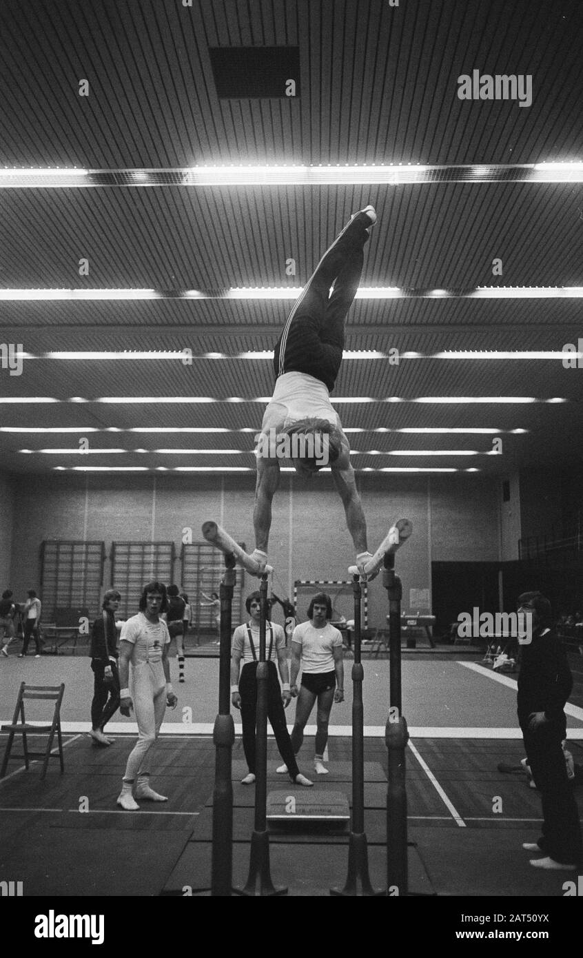 Gymnastics men Black and White Stock Photos & Images - Alamy