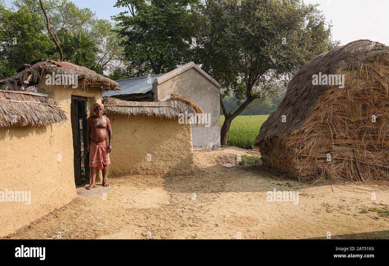 Rural indian village man hi-res stock photography and images - Alamy