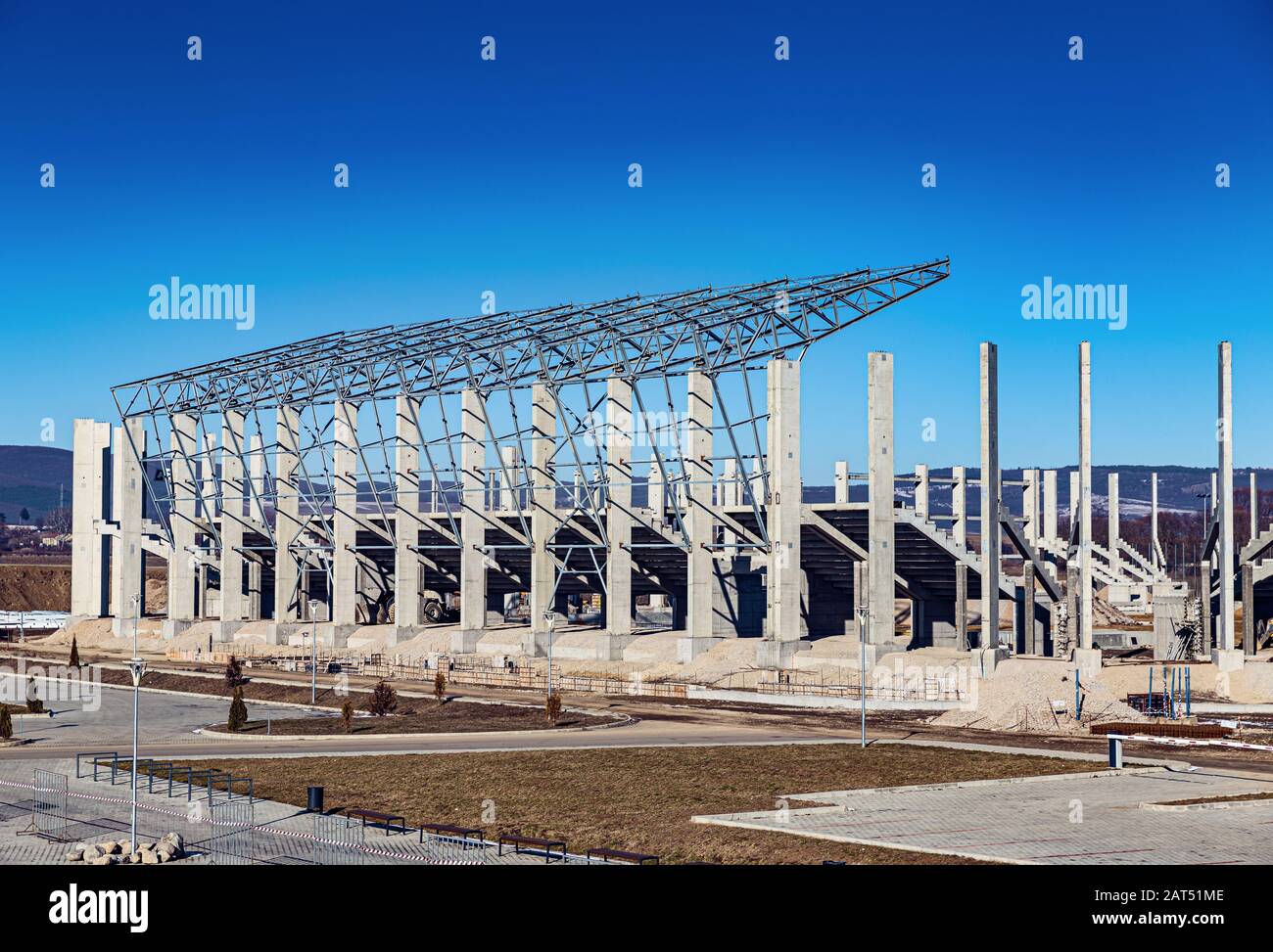 Construction site soccer stadium hi-res stock photography and images ...