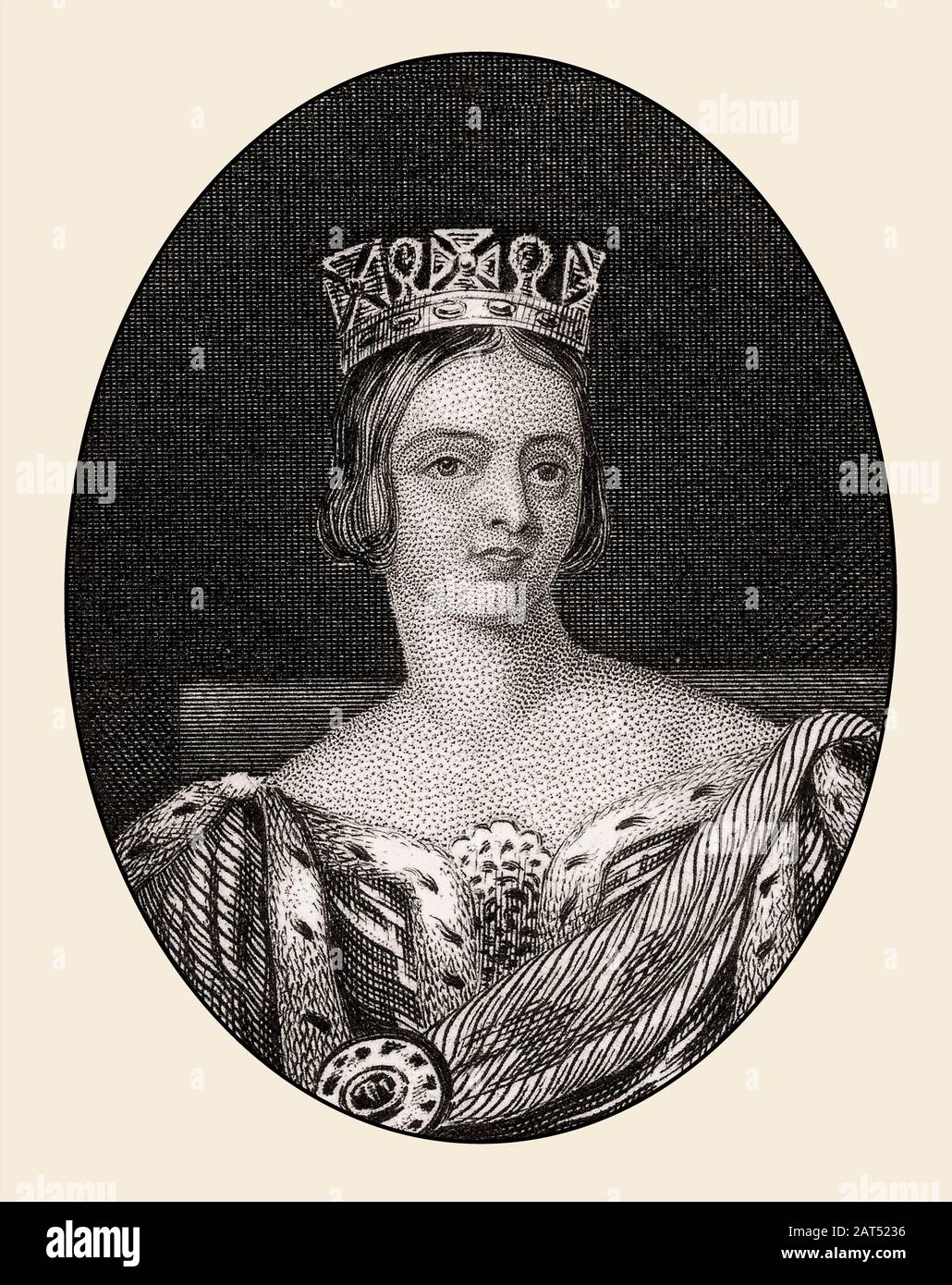 Victoria, Queen of the United Kingdom of Great Britain and Ireland from ...