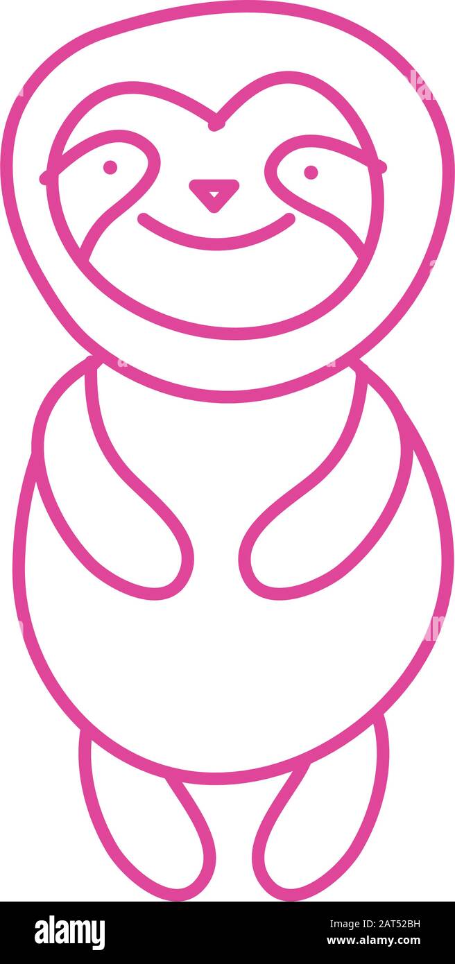 cute slot wild animal character icon Stock Vector Image & Art - Alamy