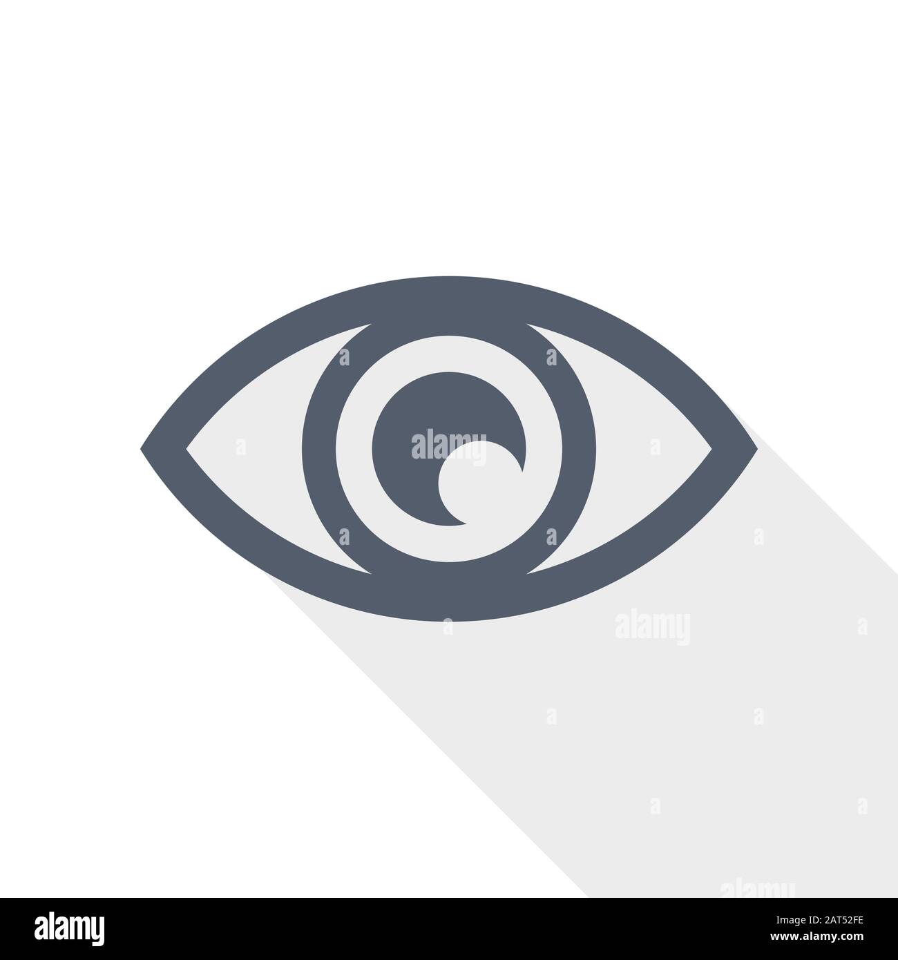 Eye vector icon, see, vision, sight and view concept flat design ...