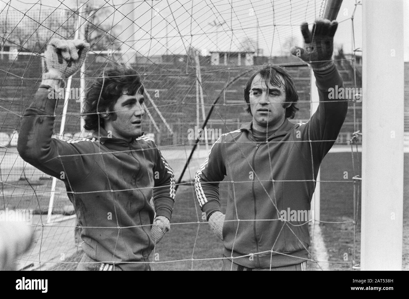 Training Belgian national team in Brussels Keepers Pfaff and Piot Date ...