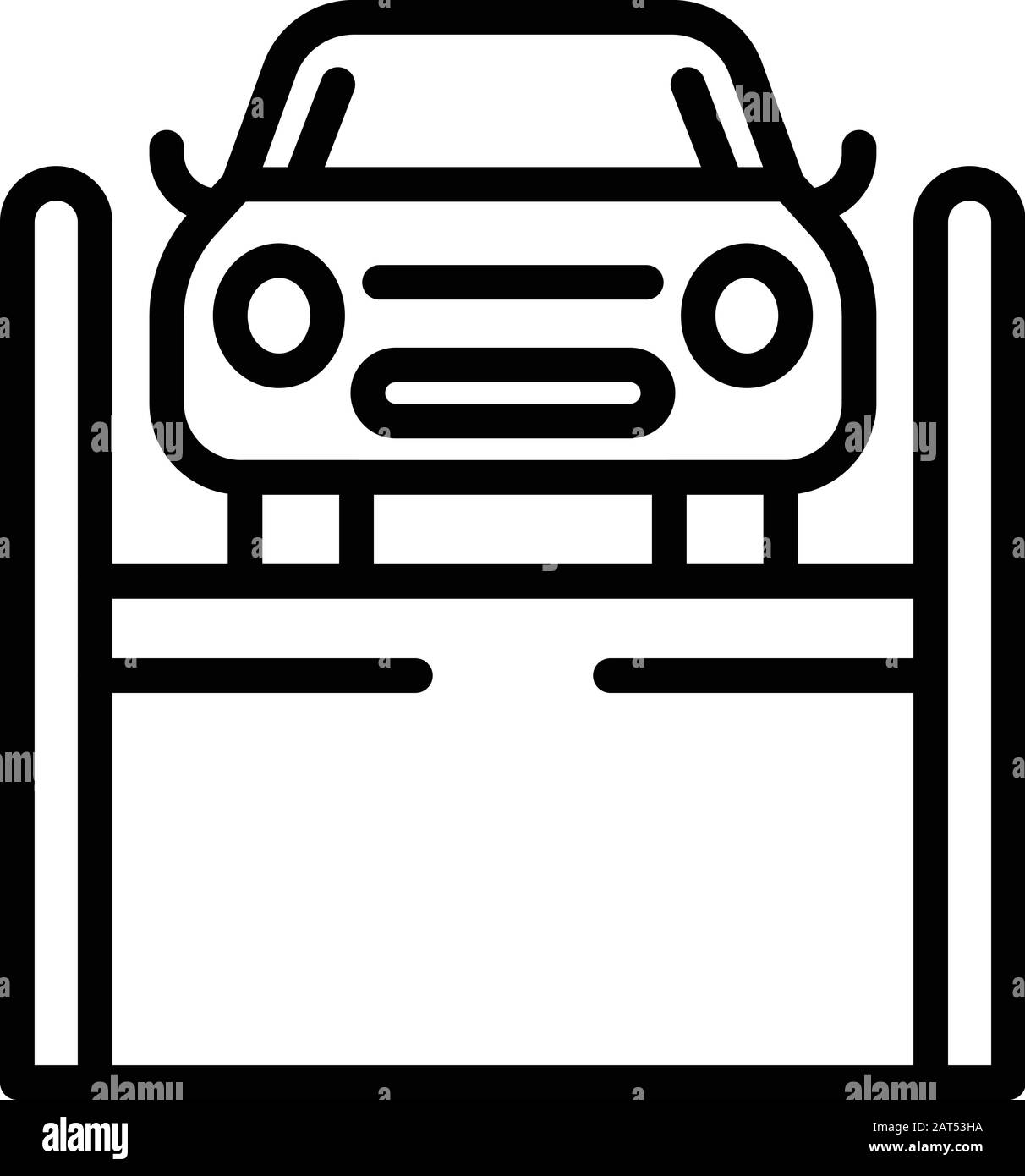 Lift car icon, outline style Stock Vector Image & Art - Alamy