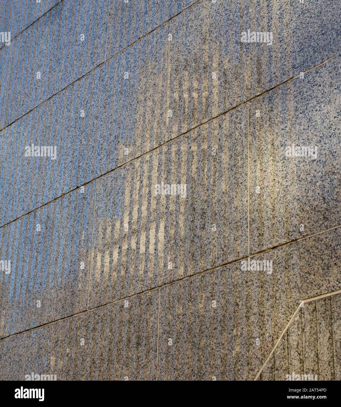 Reflection of Victoria and Albert Museum on wall of Ismaili Centre ...