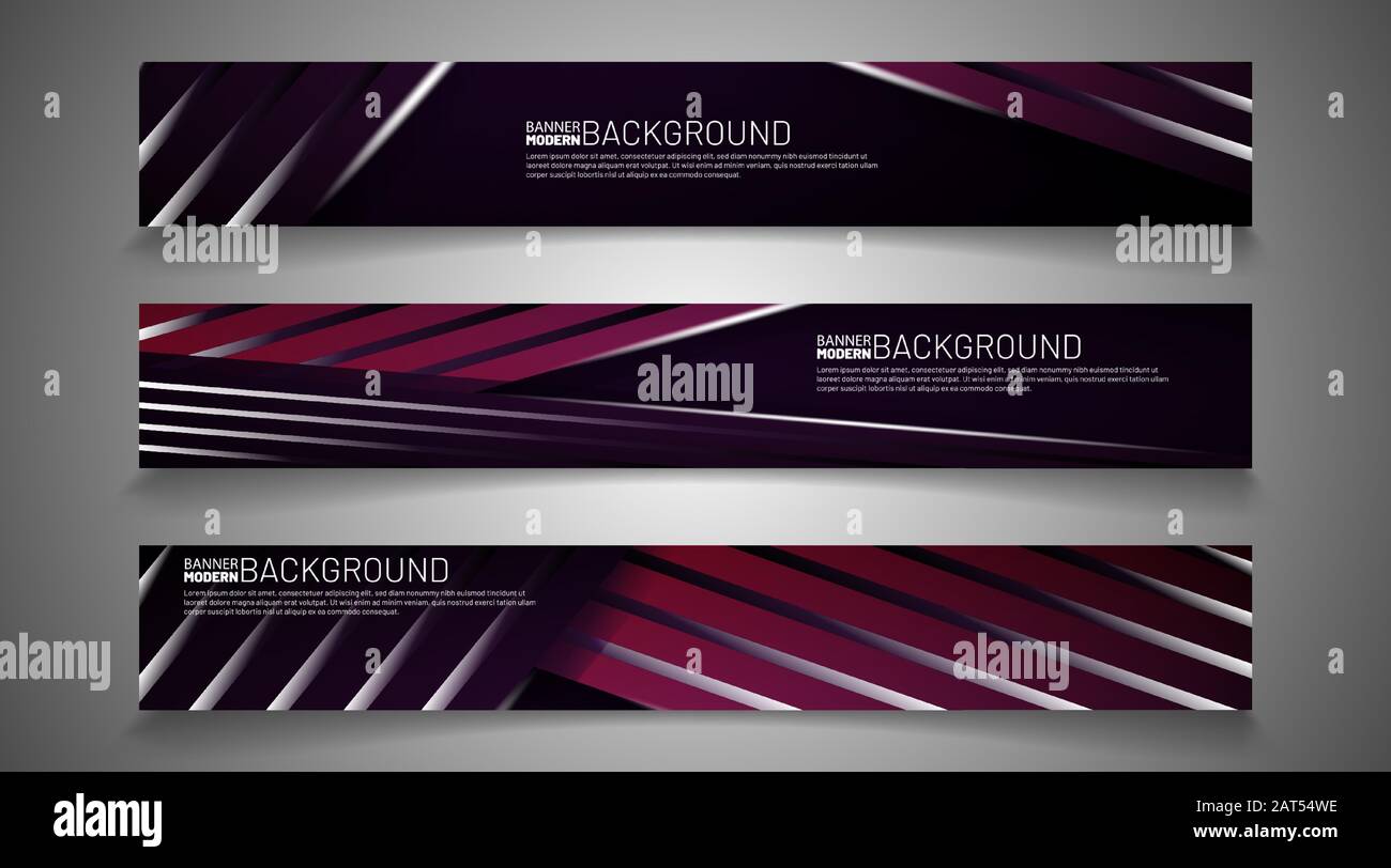 Set banner background for your design. vector graphic design ...