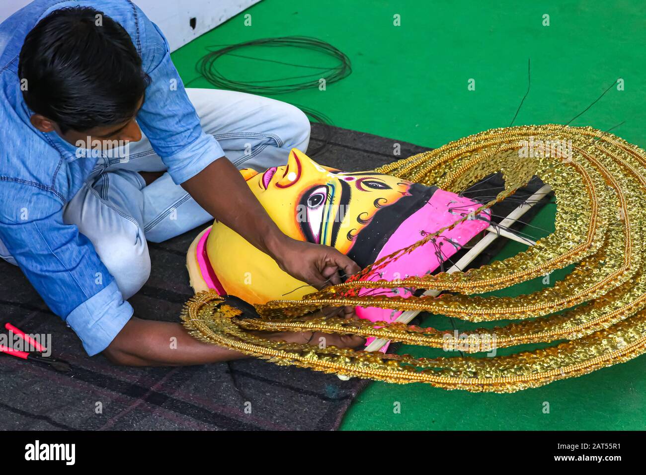 Traditional indian mask hi-res stock photography and images - Alamy