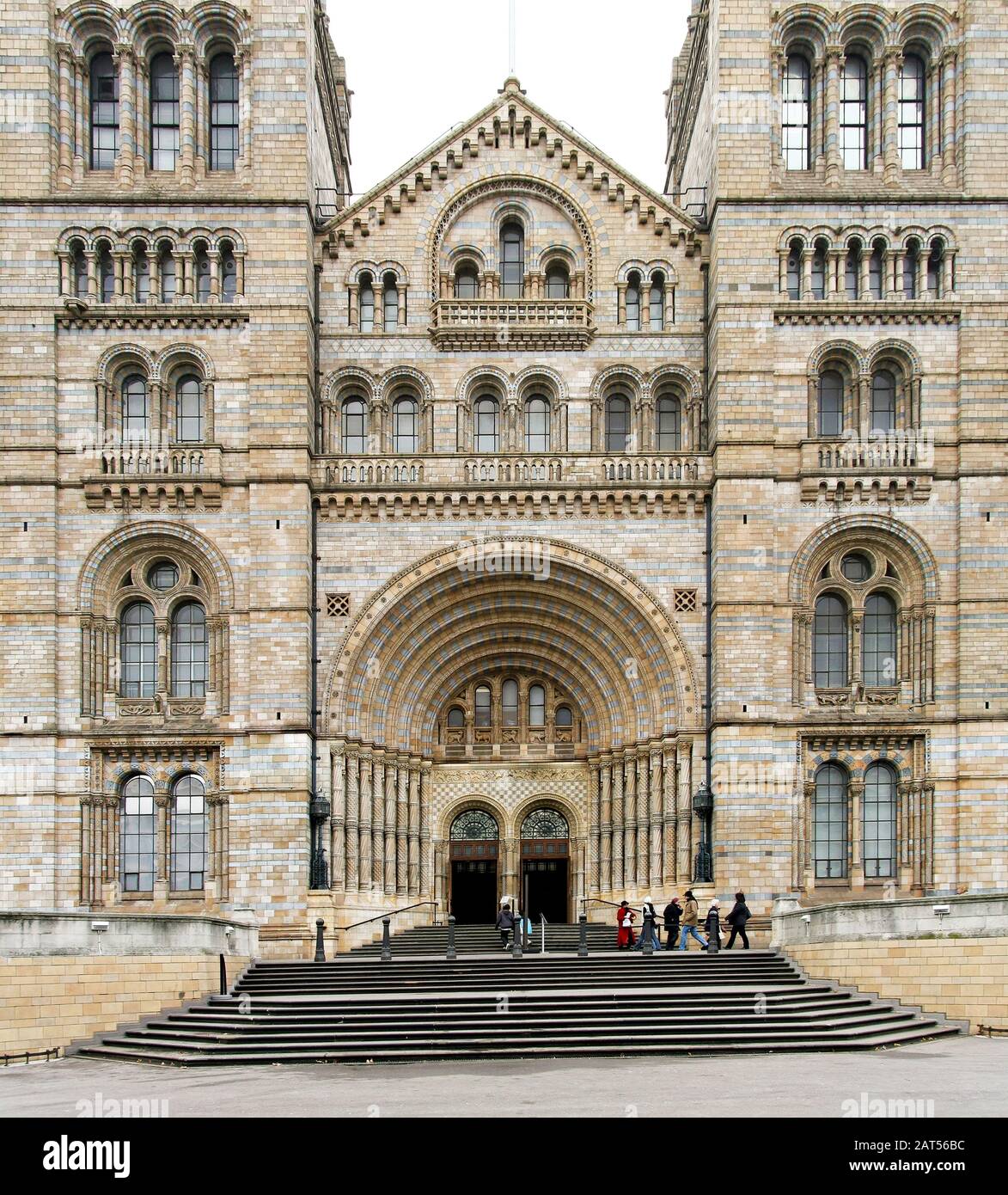 Front side of building with entrance in museum Stock Photo - Alamy