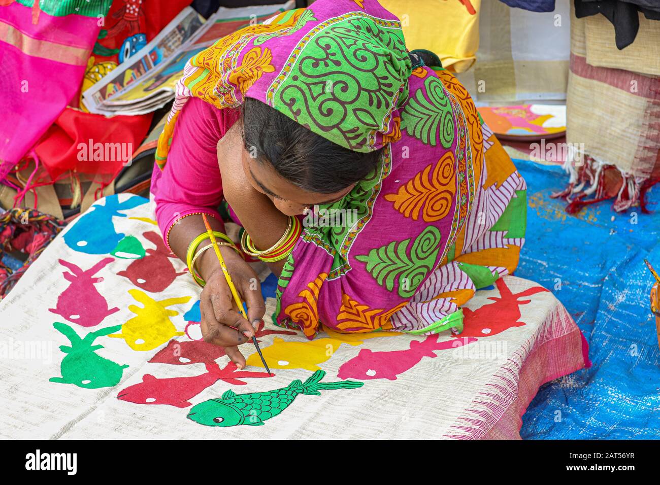 Doing handicraft hi-res stock photography and images - Alamy