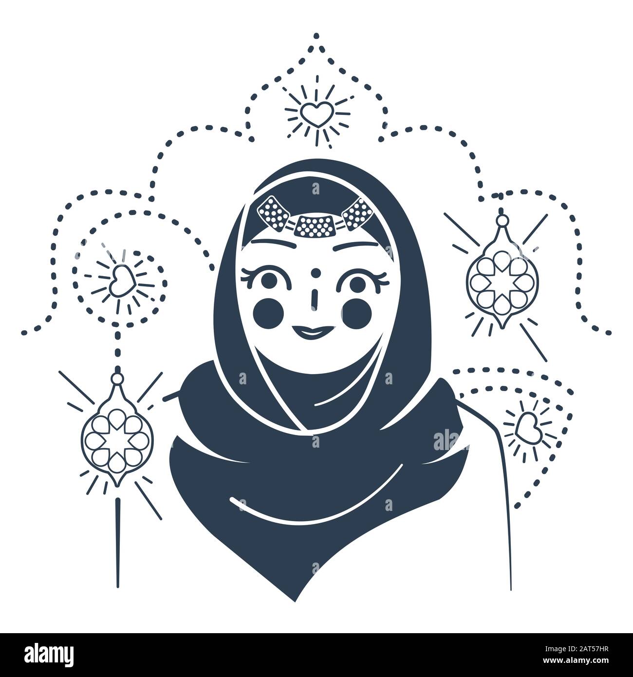 Arabic woman in hijab Cut Out Stock Images & Pictures - Alamy
