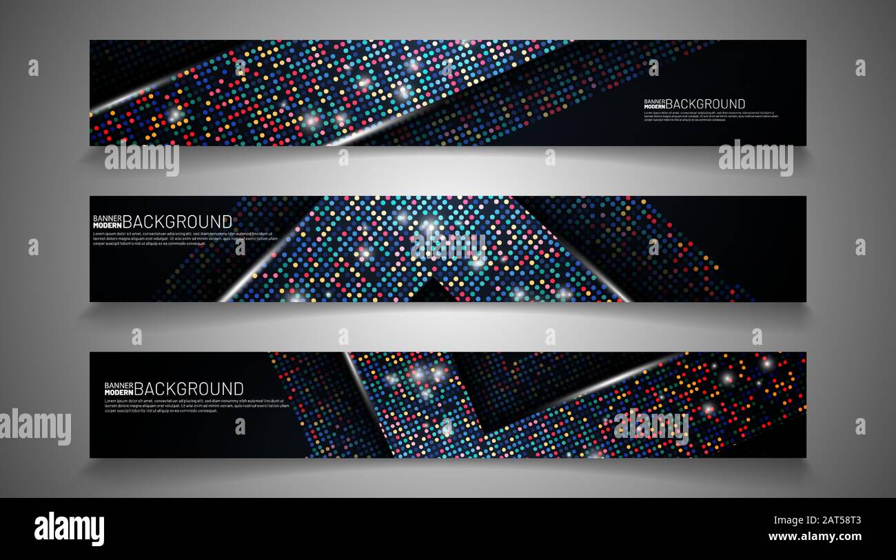 Set banner background for your design. vector graphic design ...