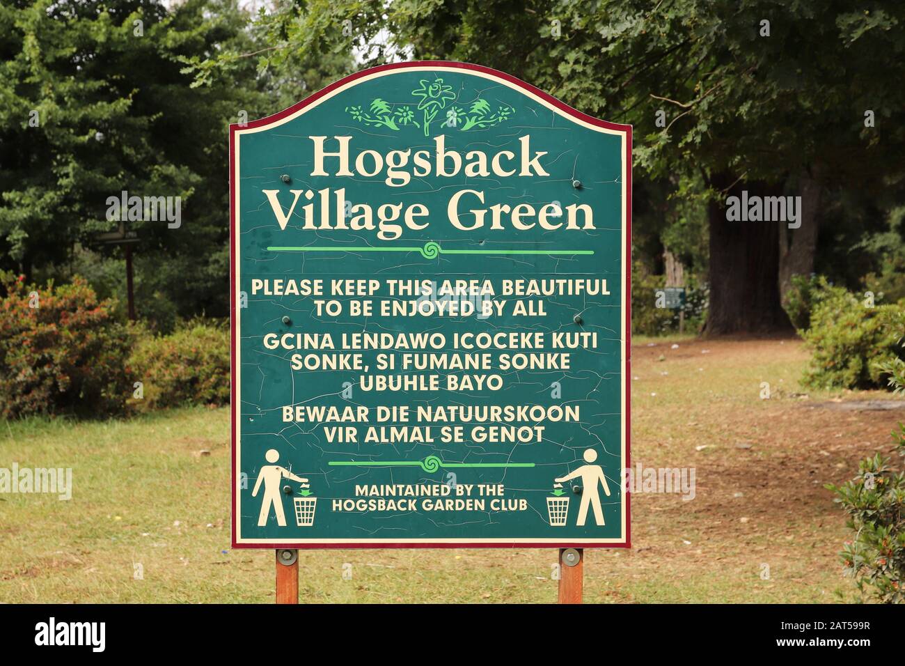 HOGSBACK, SOUTH AFRICA - Jan 02, 2019: Hogsback Village Green ...