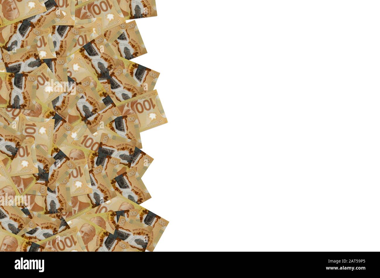 One hundred canadian dollar bills hi-res stock photography and images ...