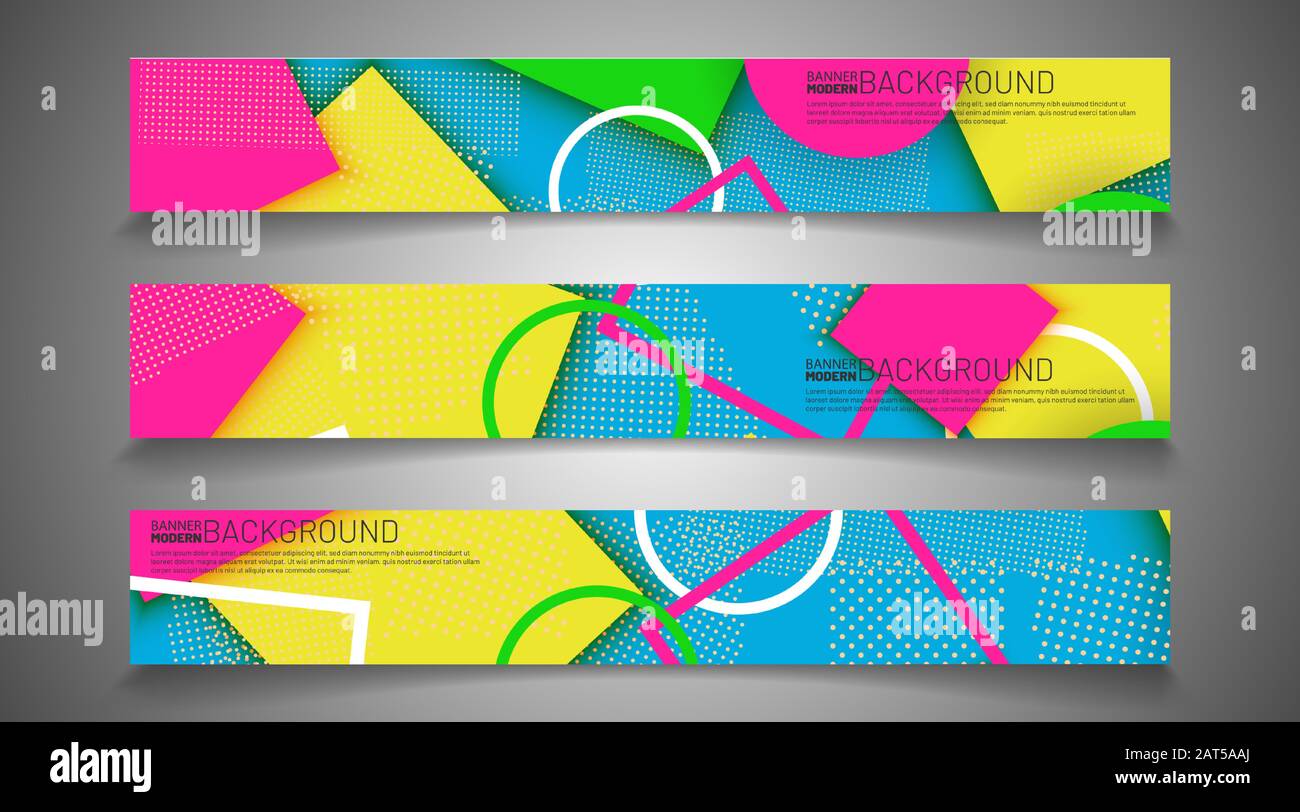 Set banner background for your design. vector graphic design ...
