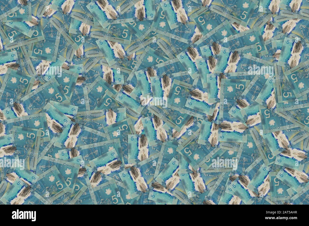 Five canadian dollar bill hi-res stock photography and images - Alamy