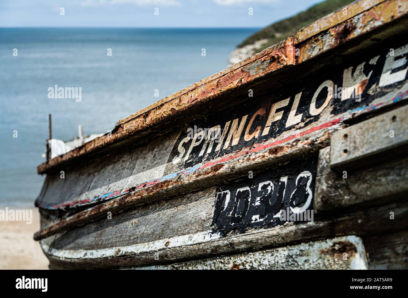 Fishing Boats launch from North Landing Stock Photo - Alamy
