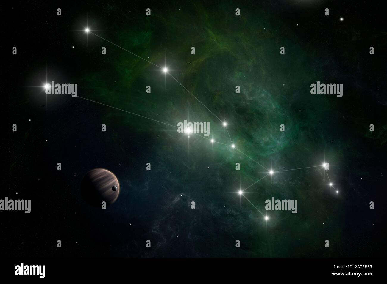 Taurus constellation hi-res stock photography and images - Alamy