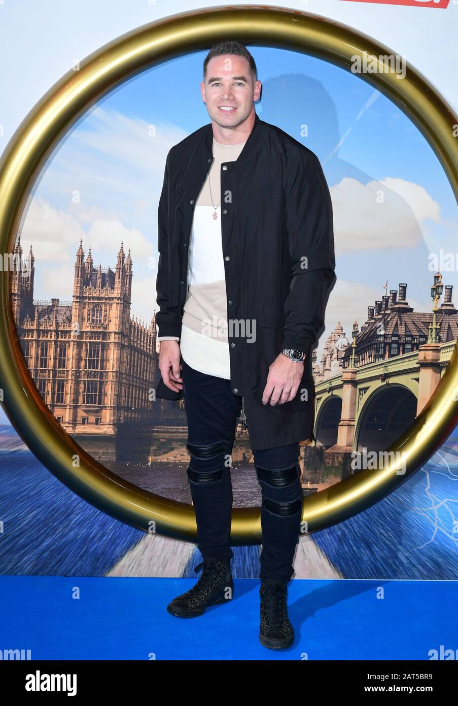 Kieran Hayler arrives for a screening of new film Sonic the Hedgehog at ...