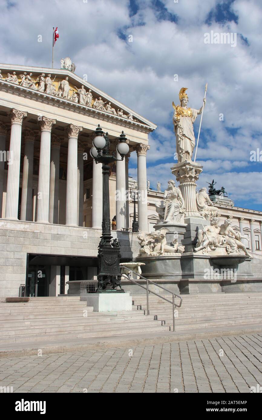 austrian parliament in vienna (austria Stock Photo - Alamy