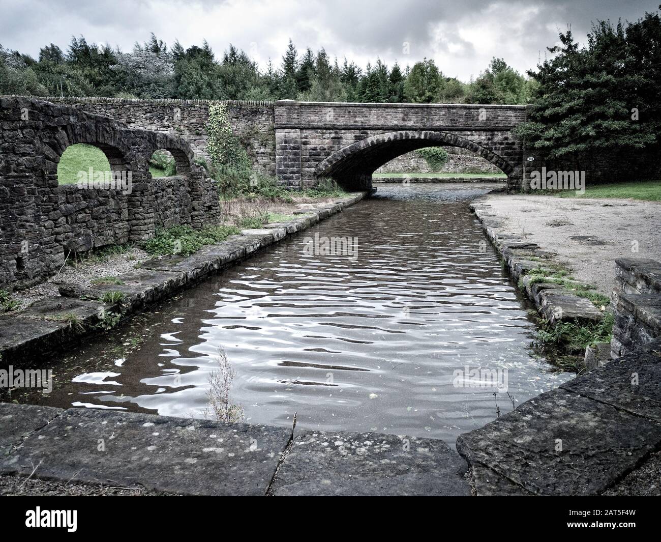 Bugsworth Basin on the Peak Forest Canal, UK Stock Photo - Alamy