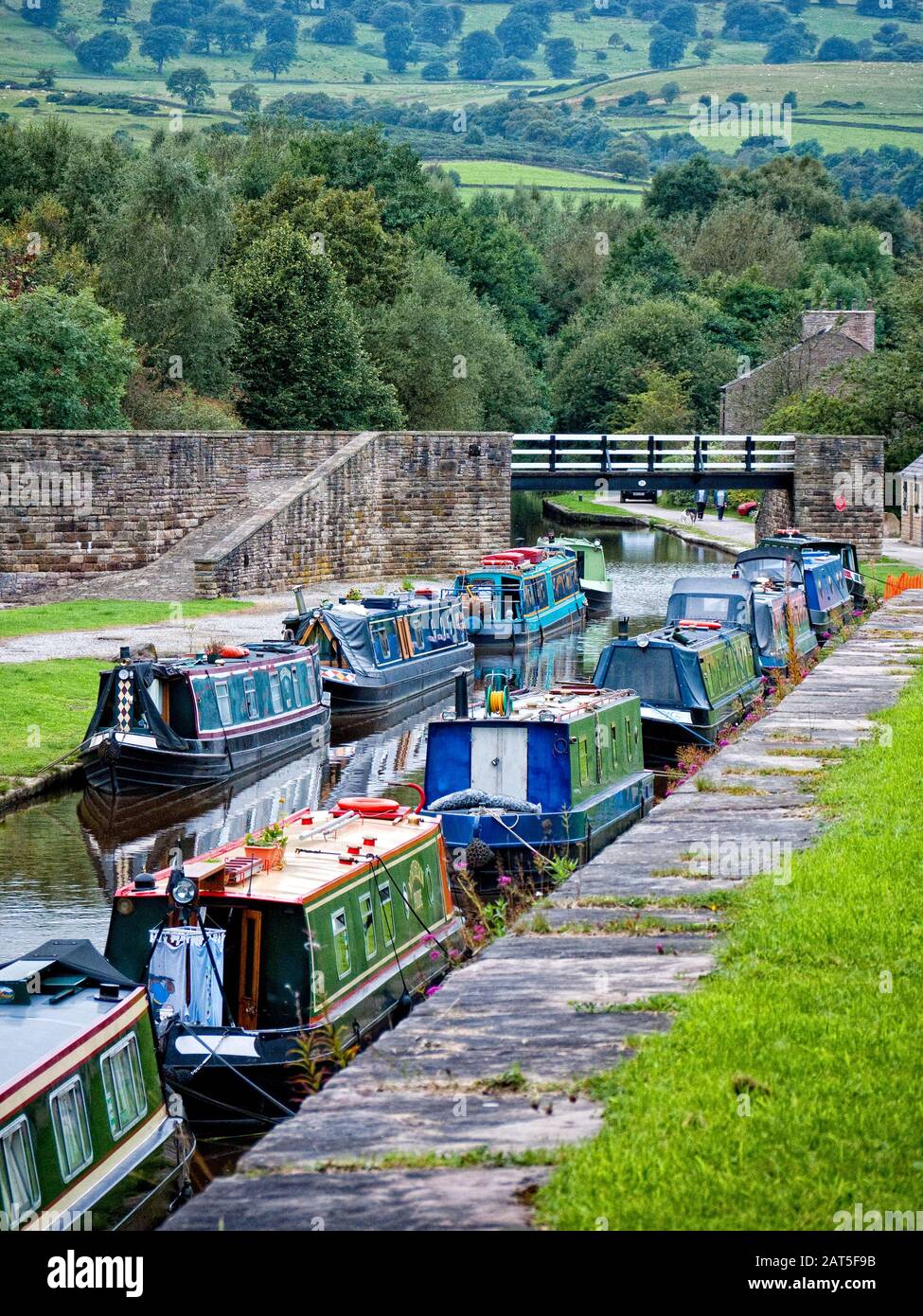 Derbyshire peak forest canal hi-res stock photography and images - Alamy