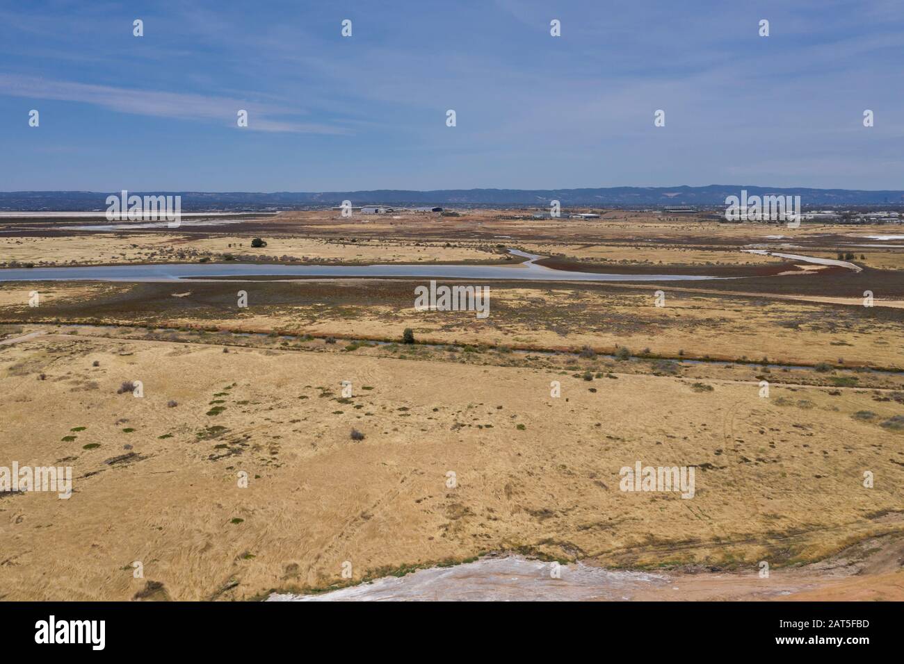 Aerial view of an industrial zone in the Port Adelaide area of South ...