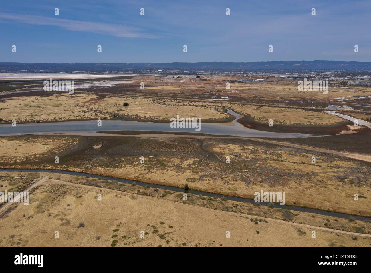 Aerial view of an industrial zone in the Port Adelaide area of South ...