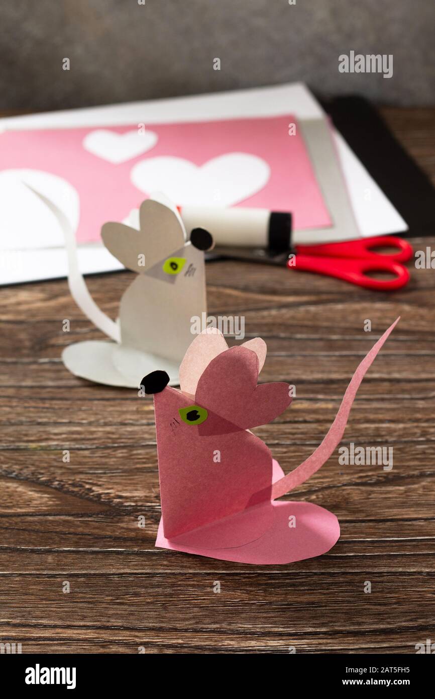 Heart Mouse Craft