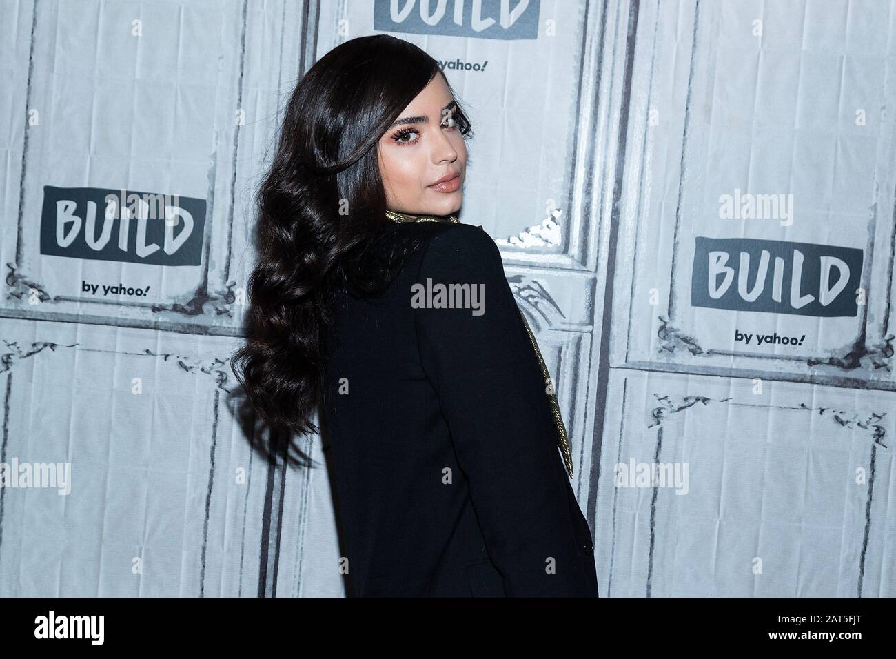 New York, NY, USA. 30th Jan, 2020. Sofia Carson visits the BUILD ...